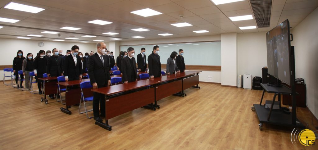 The Prosecutor General, Mr Ip Son Sang, leads public prosecutors and ...