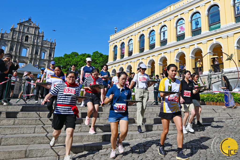 The Macao Government Tourism Office hosts a tray race to celebrate ...