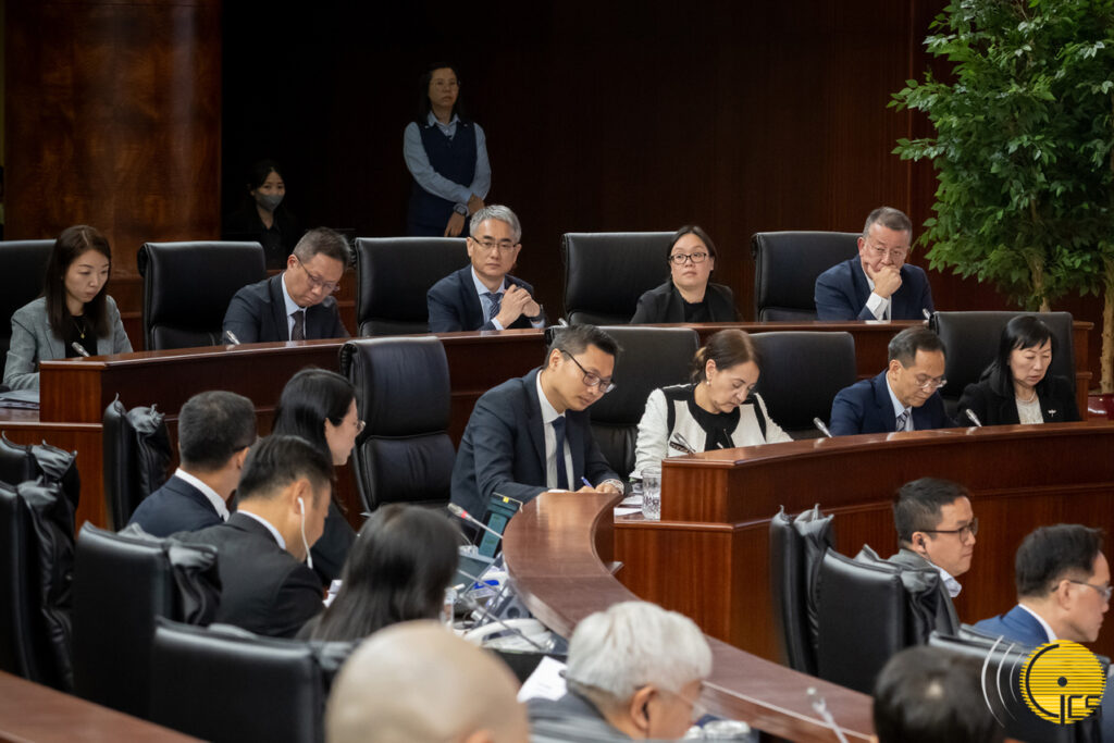 The Secretary for Administration and Justice, Mr Cheong Weng Chon ...