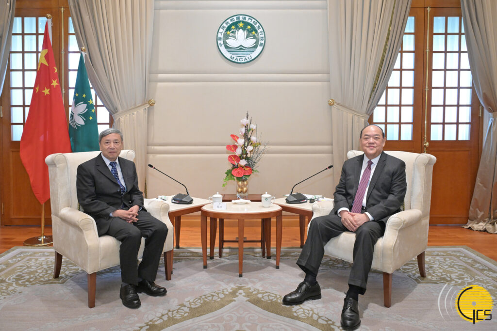 The Chief Executive, Mr Ho Iat Seng, meets with Member of the Academic ...