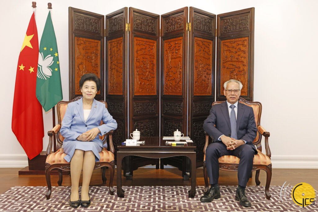 Chefe do Executivo reúne-se com a vice-presidente do Comité Nacional da ...